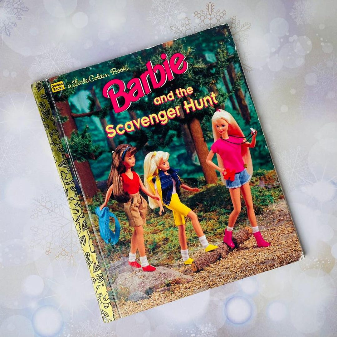 Barbie and the Scavenger Hunt 1996 by Mary Packard // Little Golden ...
