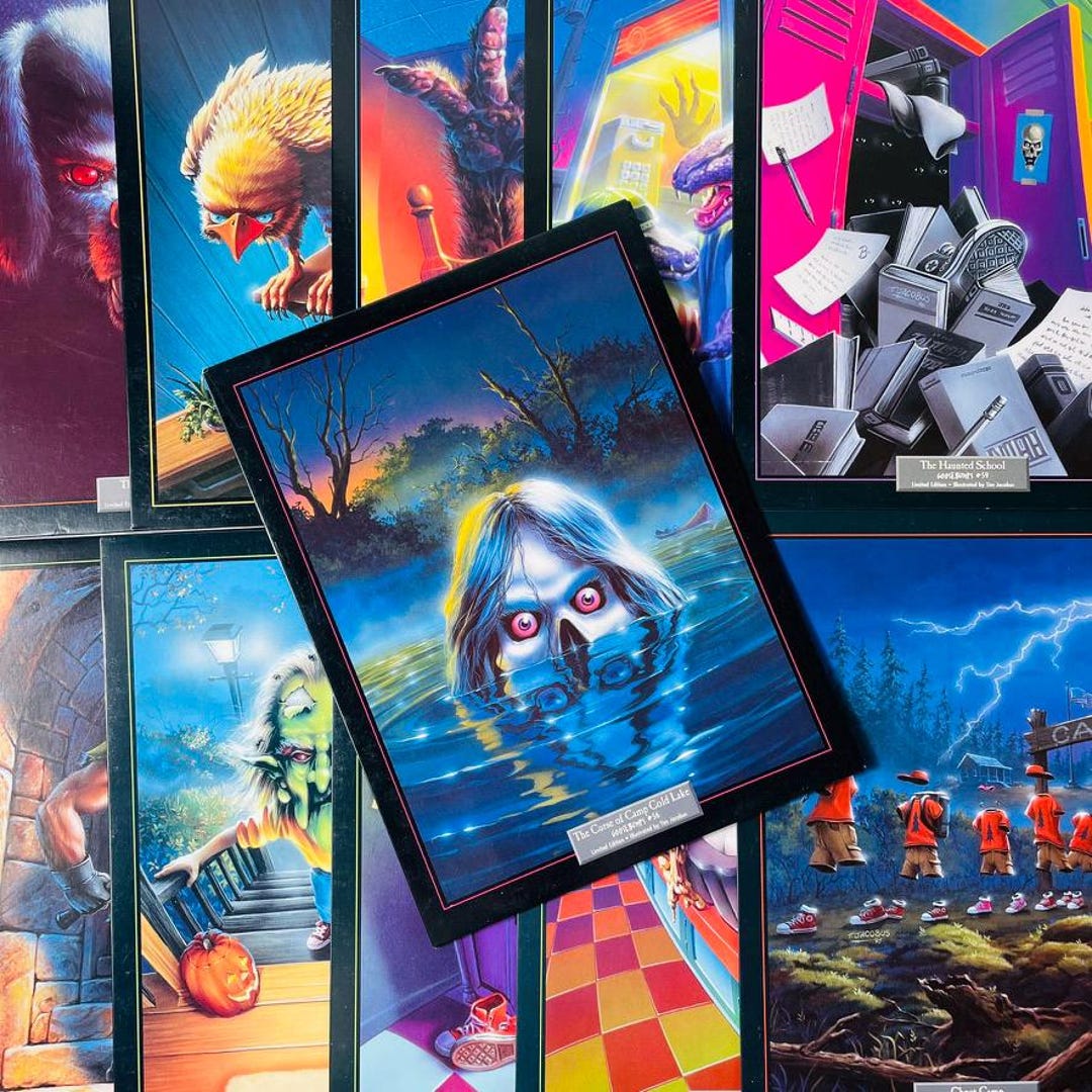 Goosebumps Limited Edition Tim Jacobus RARE Collector's Club Art Prints ...