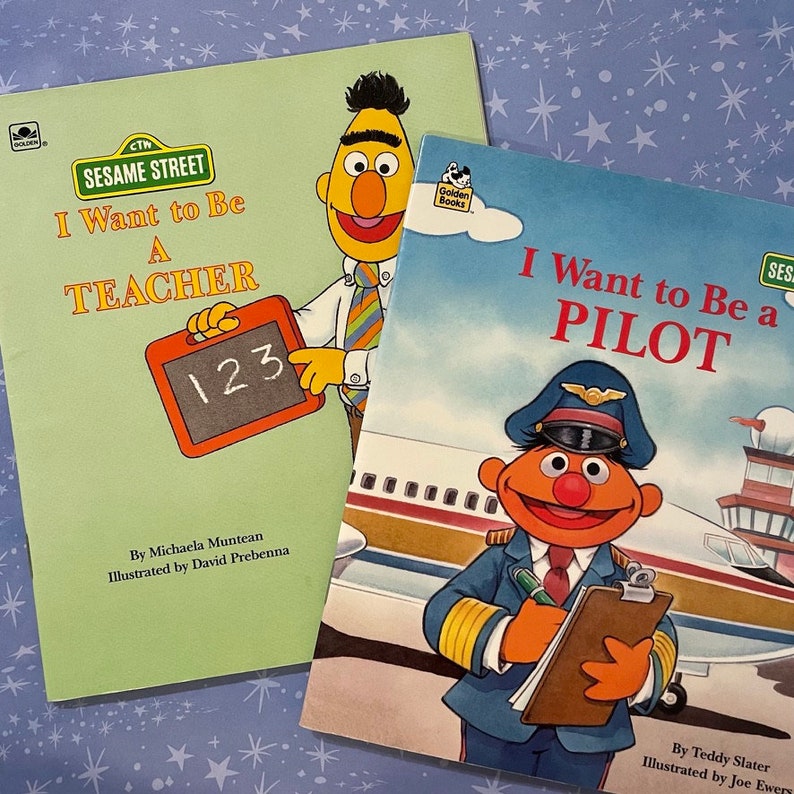 Sesame Street Books // Bert & Ernie Gift Set // Bert and Ernie Books ...