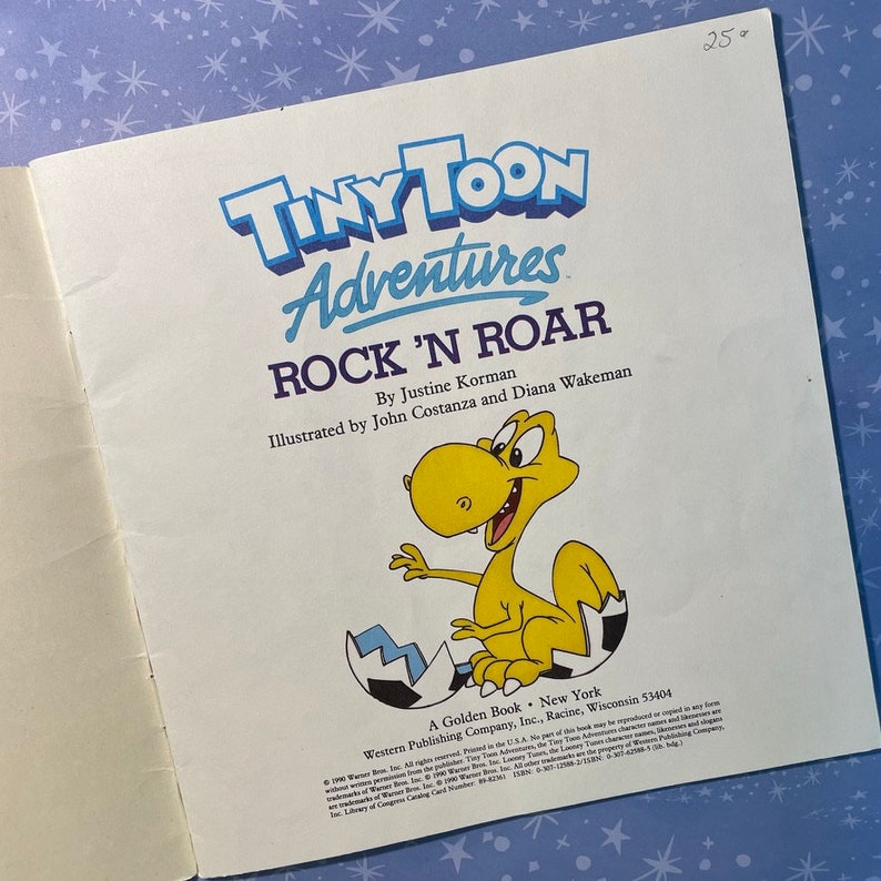 Tiny Toon Adventures // Rock 'N Roar // Golden Book // Tiny Toons ...