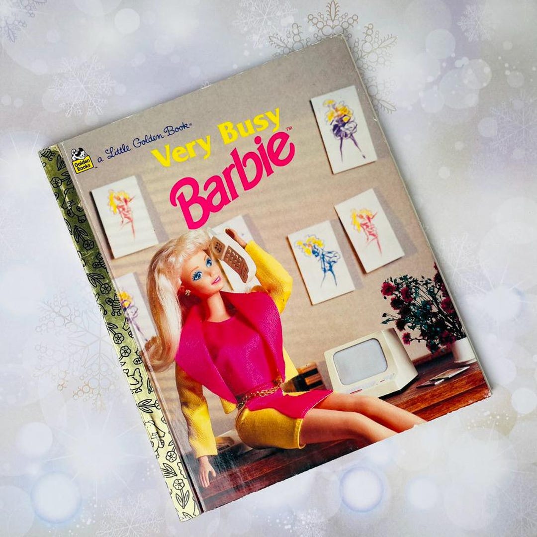 Very Busy Barbie 1993 by Barbara Slate // A Little Golden Book ...
