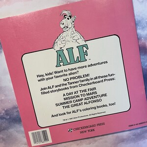 Alf // Mission to Mars // Softcover // Alf Book // Retro Book // 80s ...