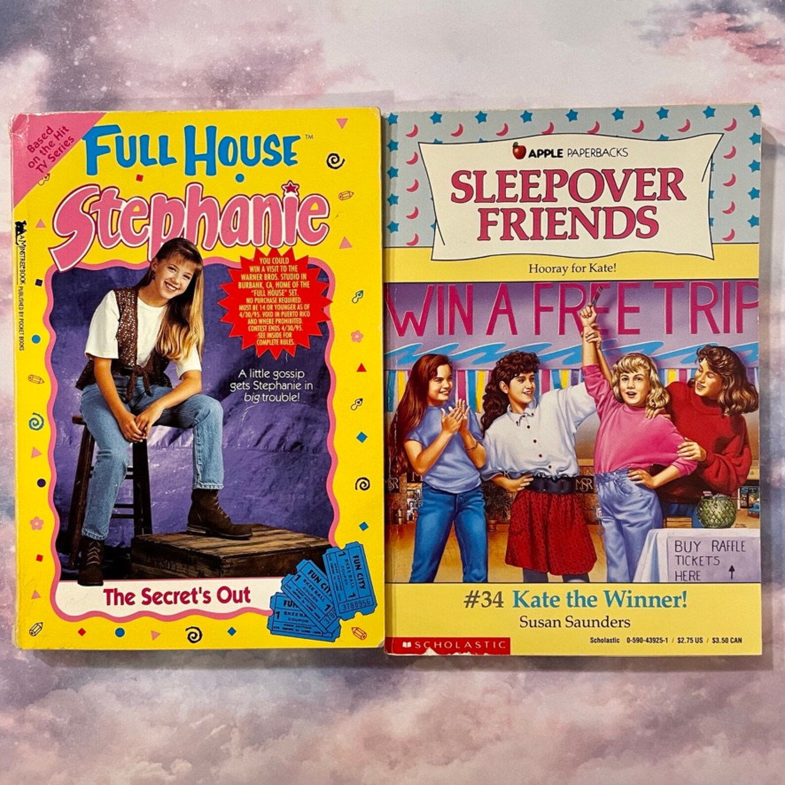 Early 90s Nostalgic Book Set // Full House Stephanie // Sleepover ...