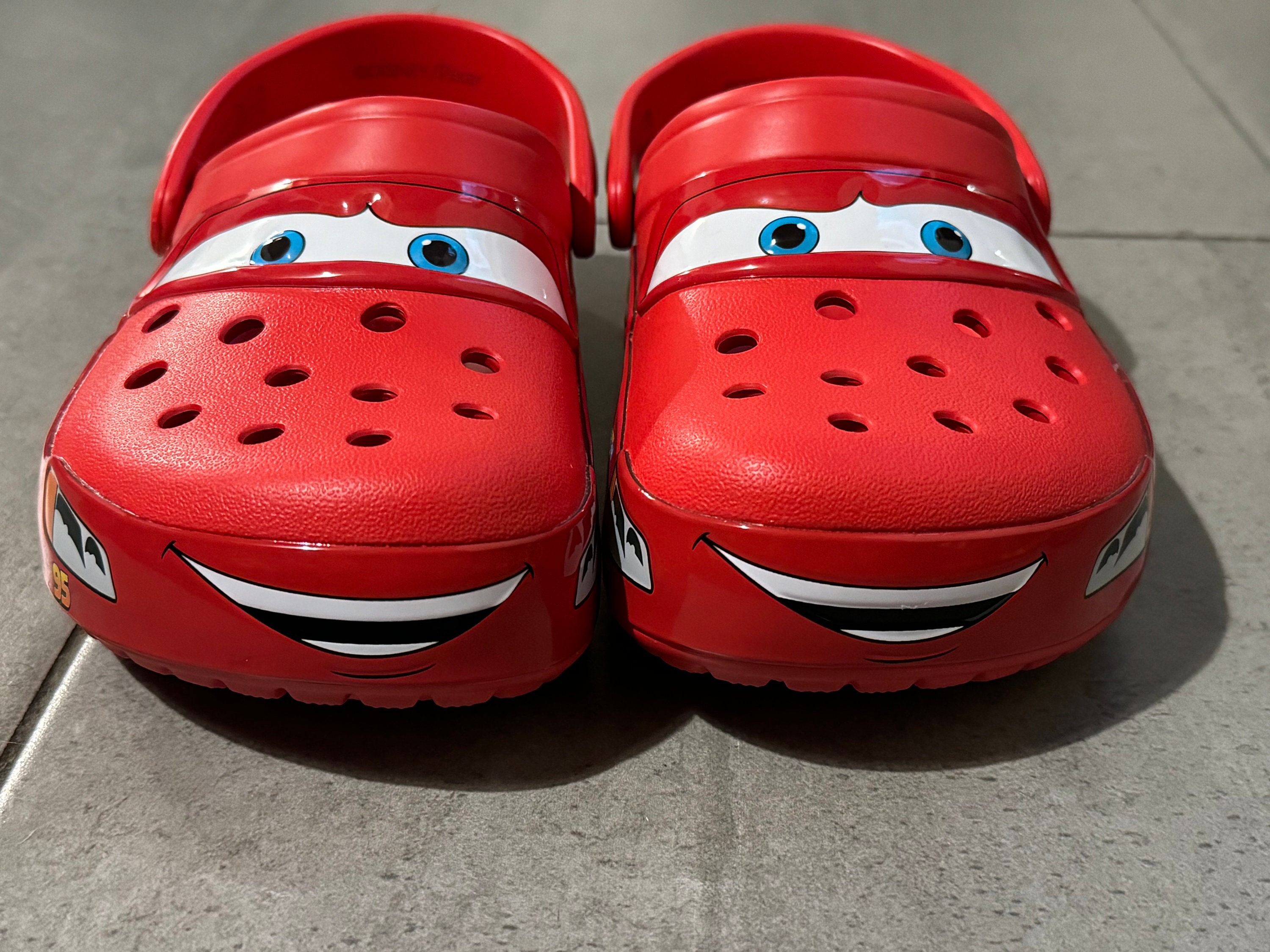 Lightning Mcqueen Crocs - Etsy