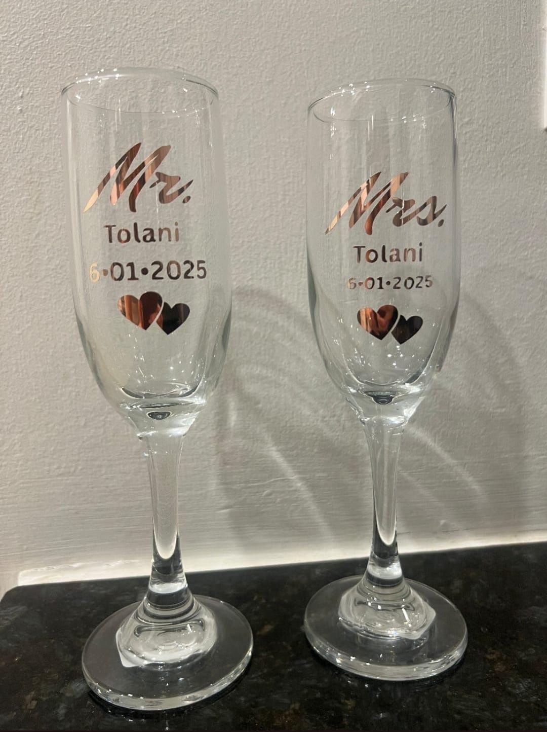 Customized Wine Glass - Etsy