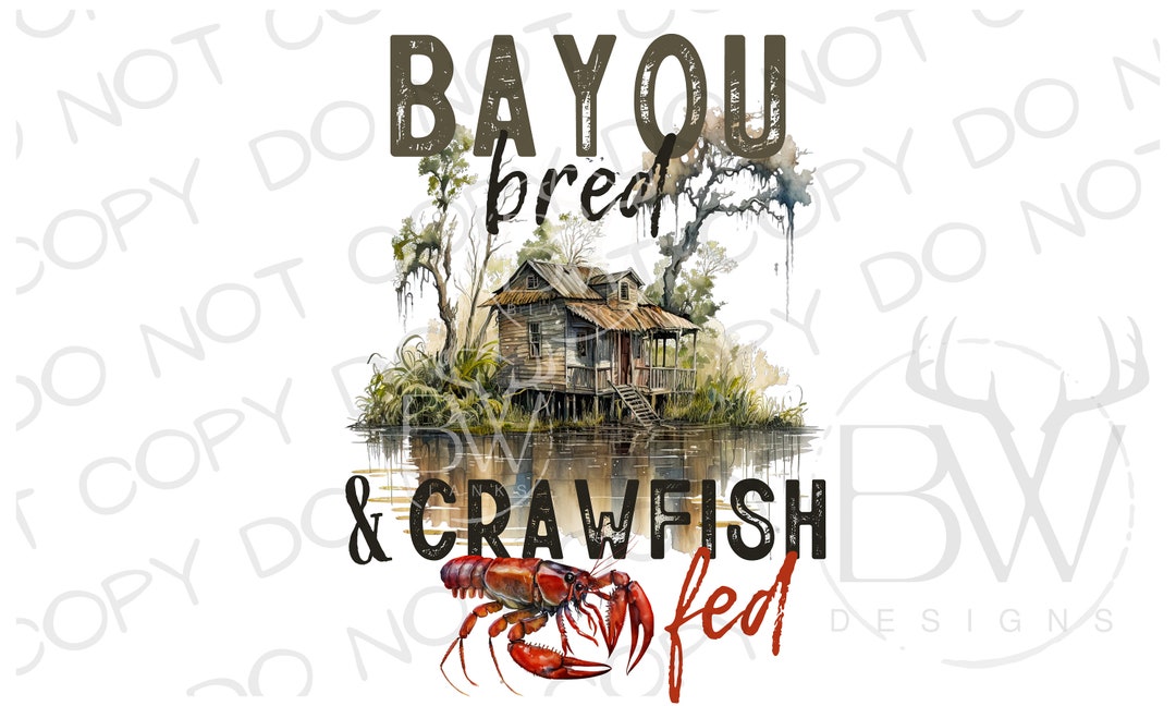 Bayou Swamp Shack PNG | Digital Download | Crawfish Sublimation PNG ...