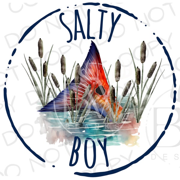 Redfish Tail Svg - Etsy