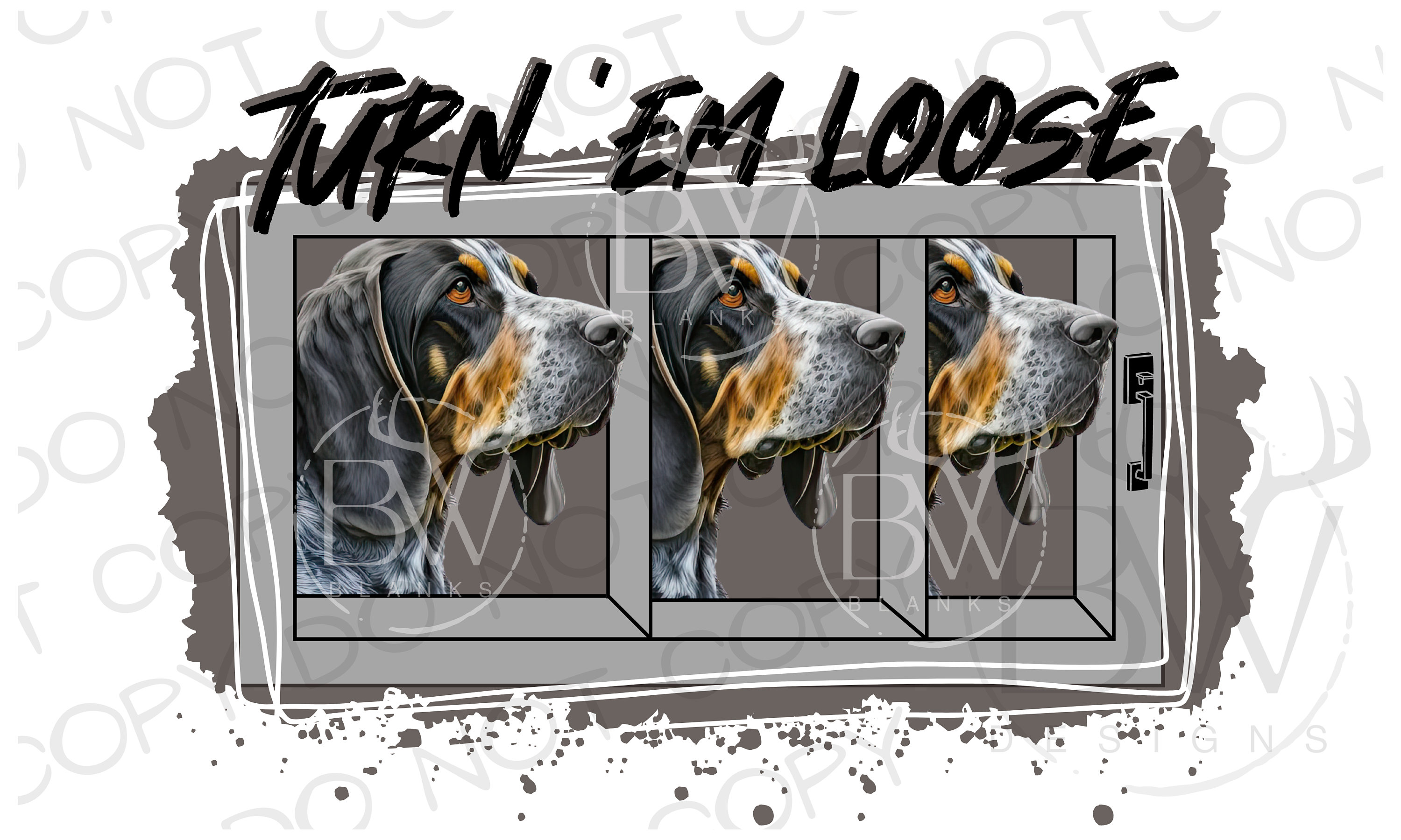 Bluetick Coon Hunting Logos