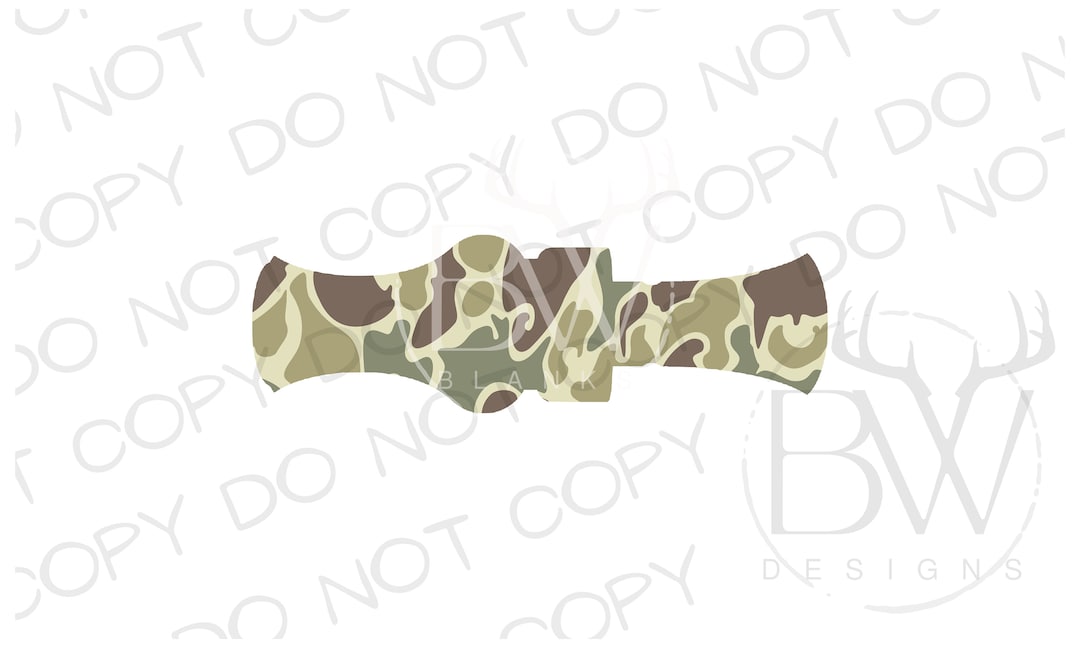 Old School Camo Duck Call PNG | Digital Download | Duck Hunting ...