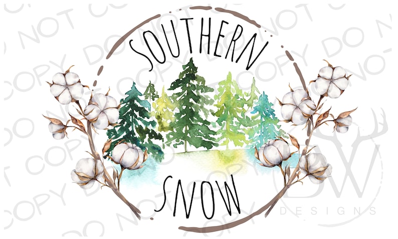 Southern Snow PNG Southern Christmas PNG Digital Download - Etsy