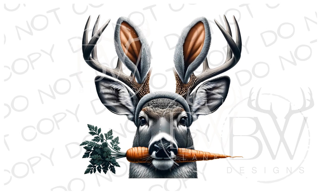 Easter Deer PNG | Digital Download | Deer Hunting Sublimation PNG ...