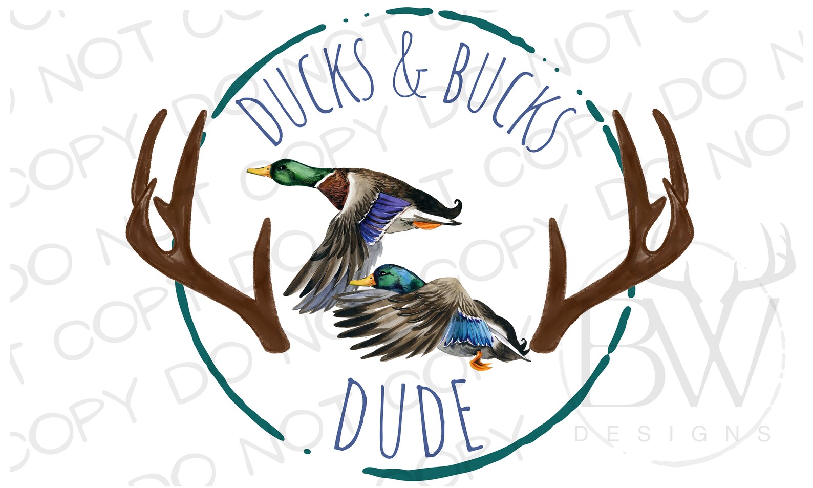 Ducks & Bucks Dude Hunting PNG Digital Download Deer Hunting ...