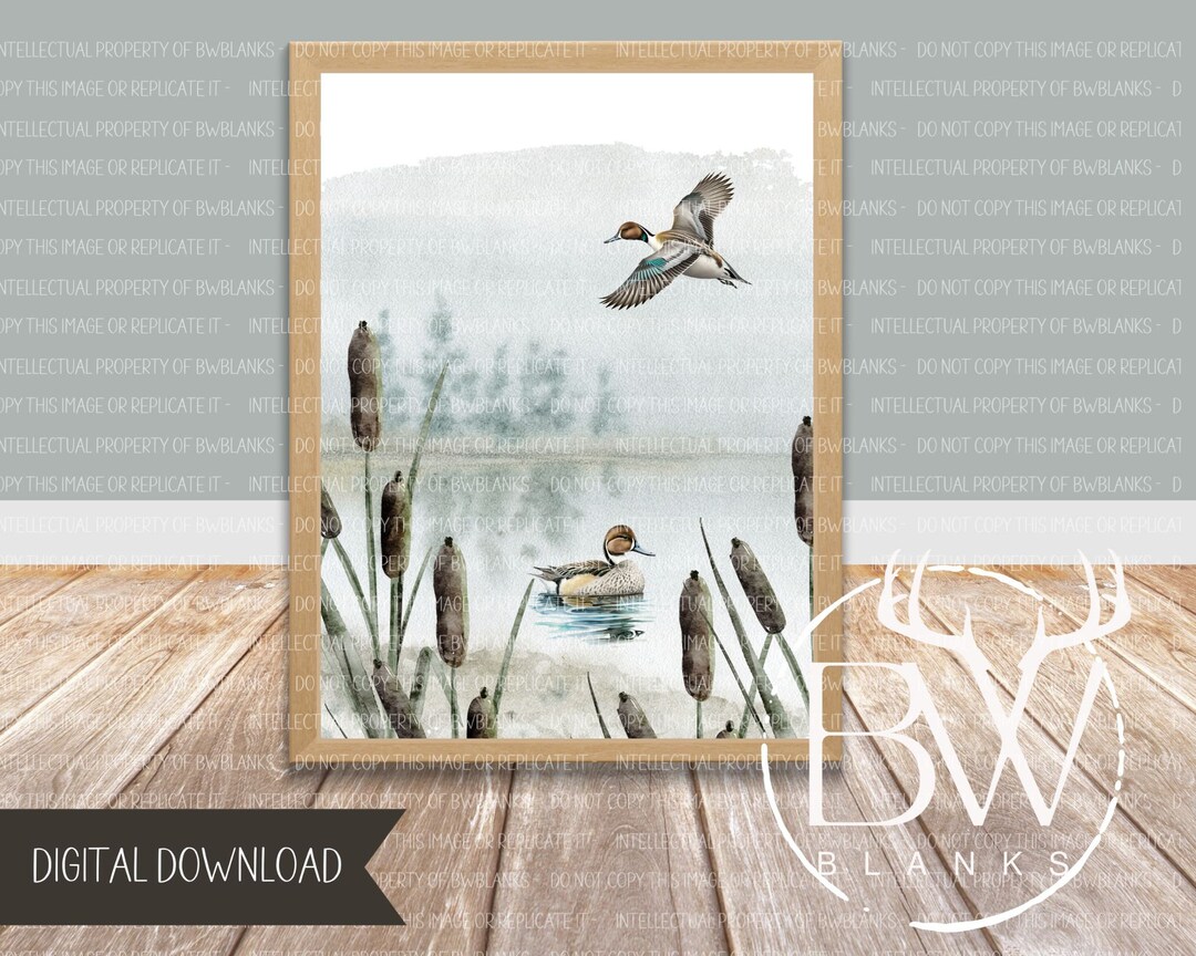 Duck Hunting Nursery Wall Art | Mallard Duck Nursery Print | Duck ...
