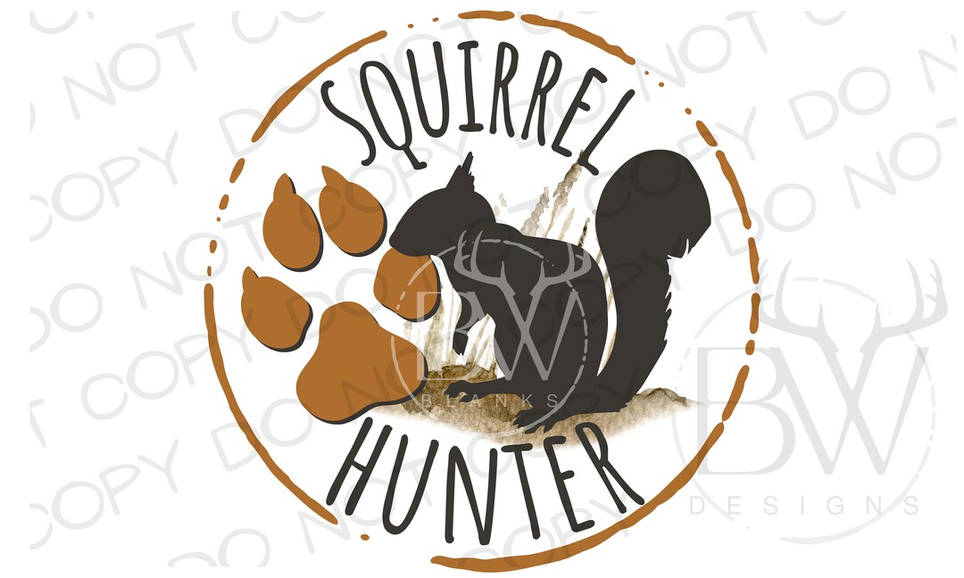 Squirrel Hunter PNG | Digital Download | Squirrel Hunting Sublimation ...