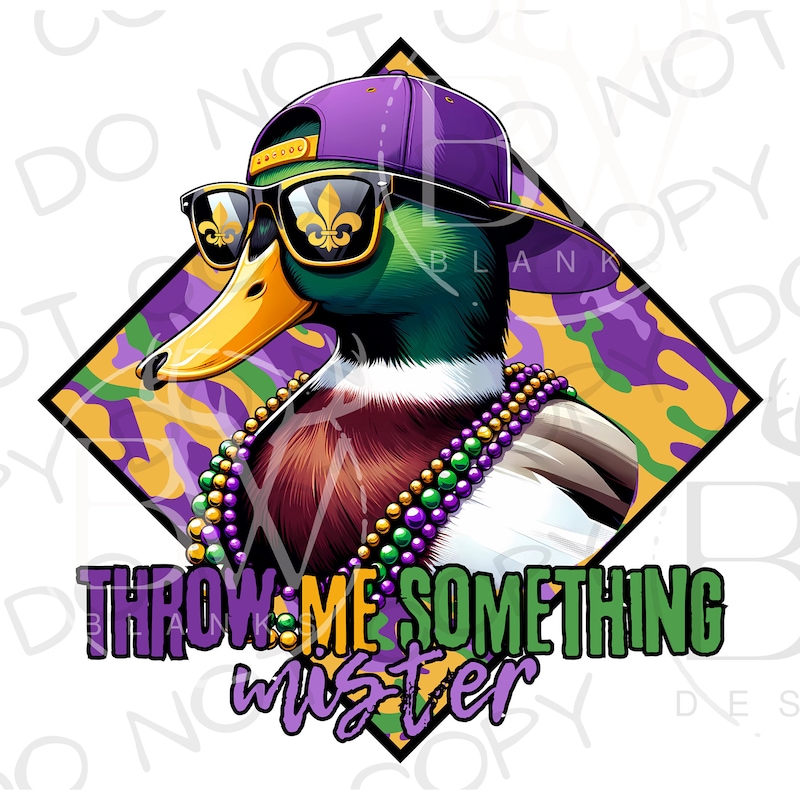 Mardi Gras Duck Clip Art - Etsy