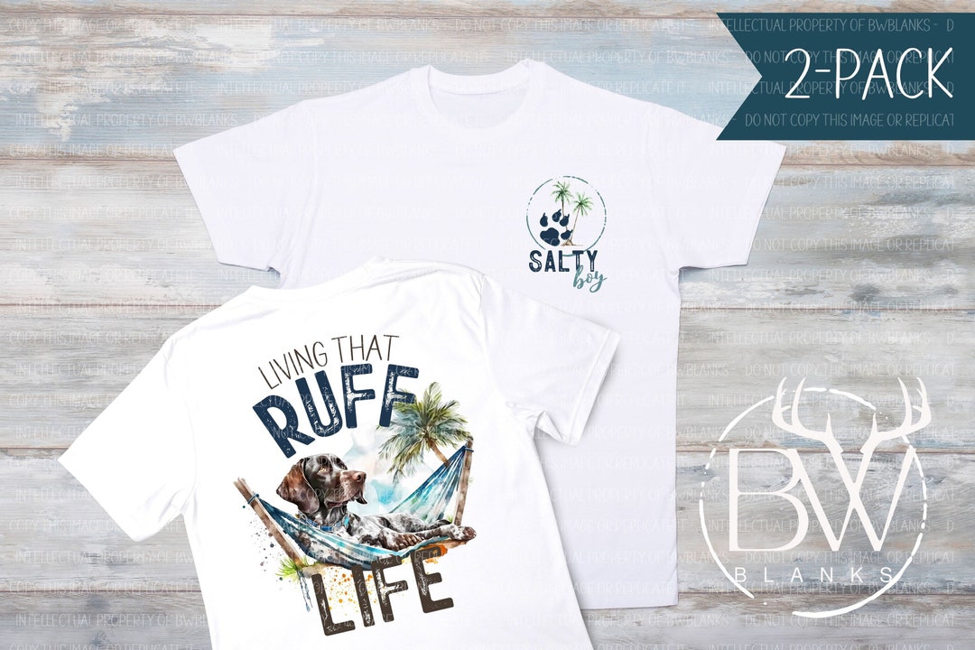 Livin' That Ruff Life PNG | German Short-hair Pointer Sublimation PNG ...
