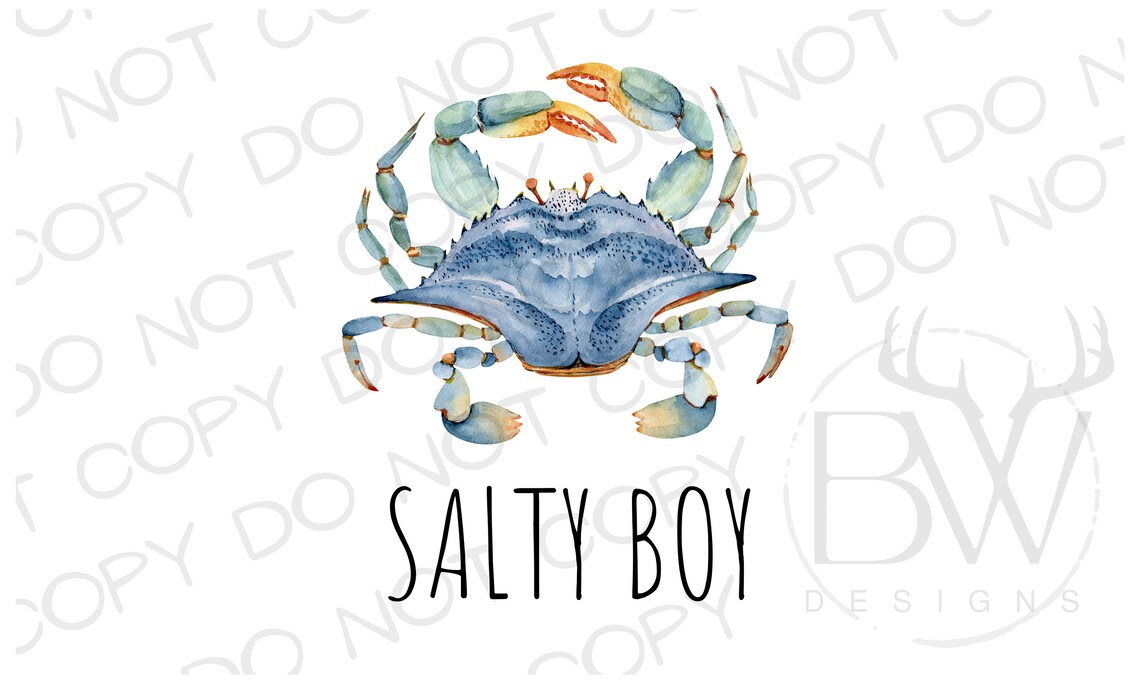 Salty Boy Fishing Logo PNG Digital Download Saltwater - Etsy