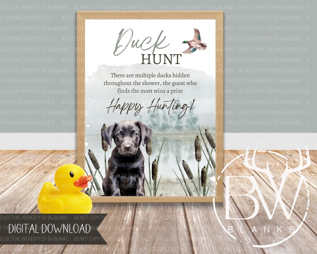 Duck Hunting Duck Hunt Game | Duck Hunting Baby Shower| Duck Hunt Game ...