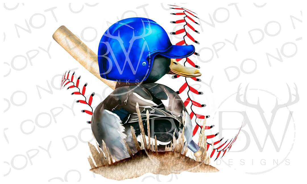 Baseball Duck PNG Digital Download Baseball Sublimation PNG Duck ...