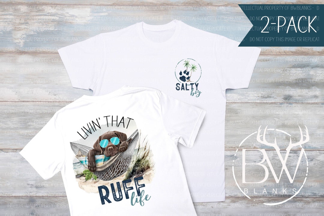 Livin' That Ruff Life PNG | Labrador Retriever Sublimation PNG ...