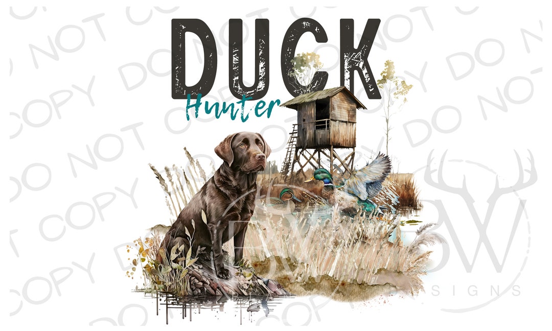 Duck Hunter PNG | Digital Download | Duck Hunting Sublimation PNG ...