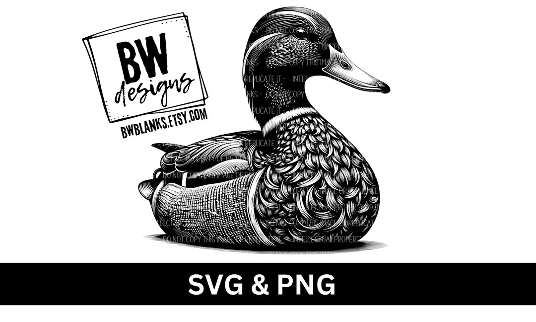 Duck Decoy SVG | Digital Download | Duck Hunting SVG | Mallard Duck ...