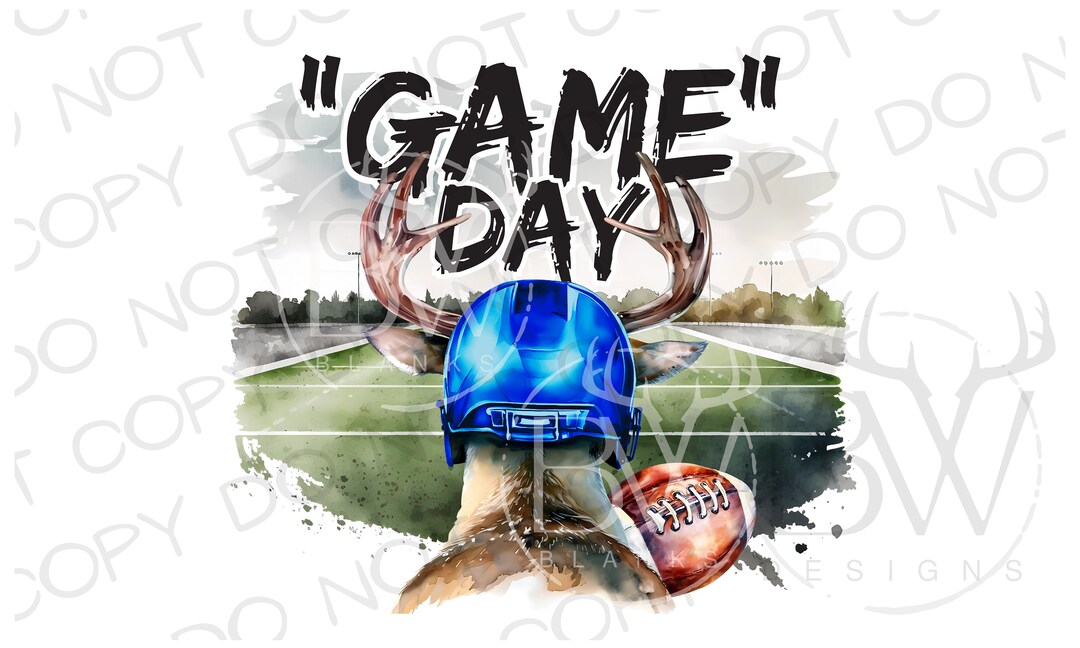 Football Deer PNG Digital Download Deer Hunting Sublimation PNG ...
