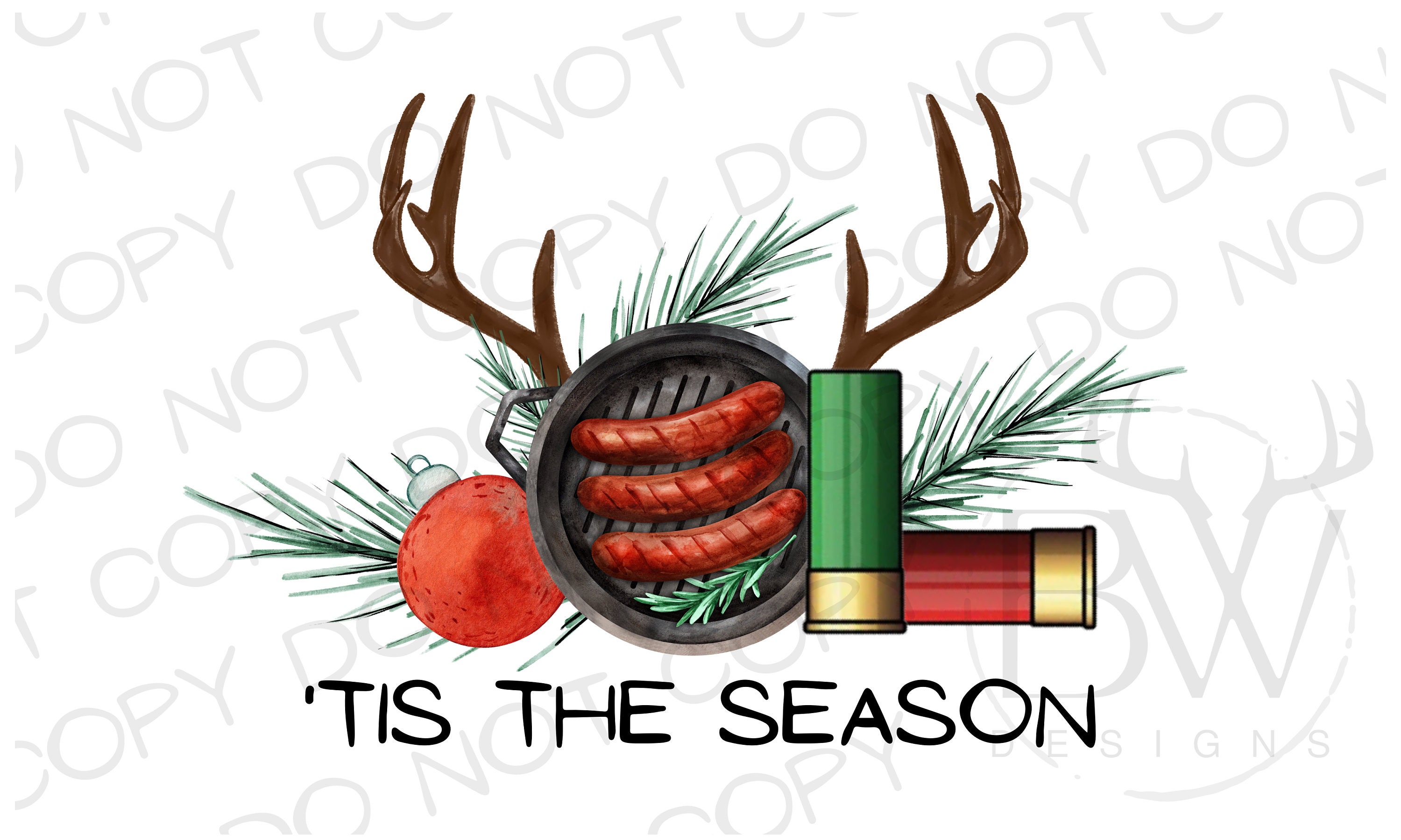 Christmas Deer Hunting PNG Digital Download Christmas Deer - Etsy
