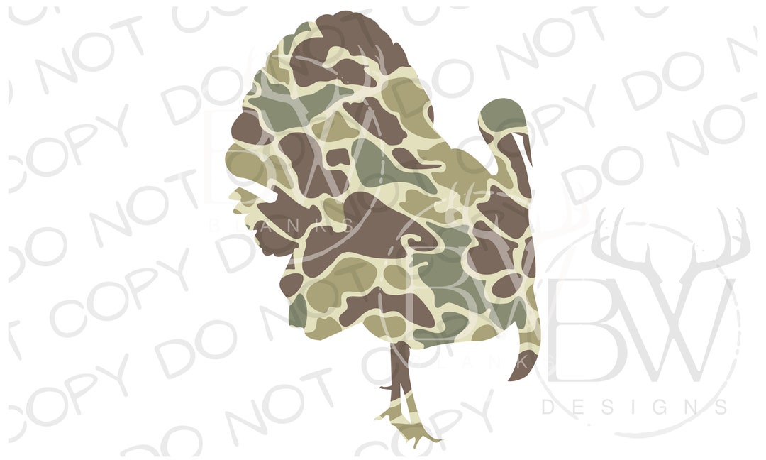 Old School Camo Turkey PNG | Digital Download | Turkey Hunting ...