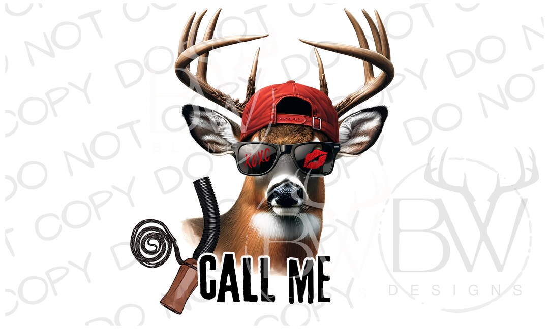 Call Me Valentine Buck PNG | Hunting Valentine's Day Sublimation PNG ...