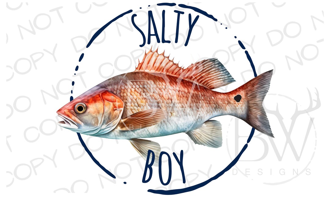 Redfish Sublimation PNG Digital Download Fishing Sublimation PNG ...