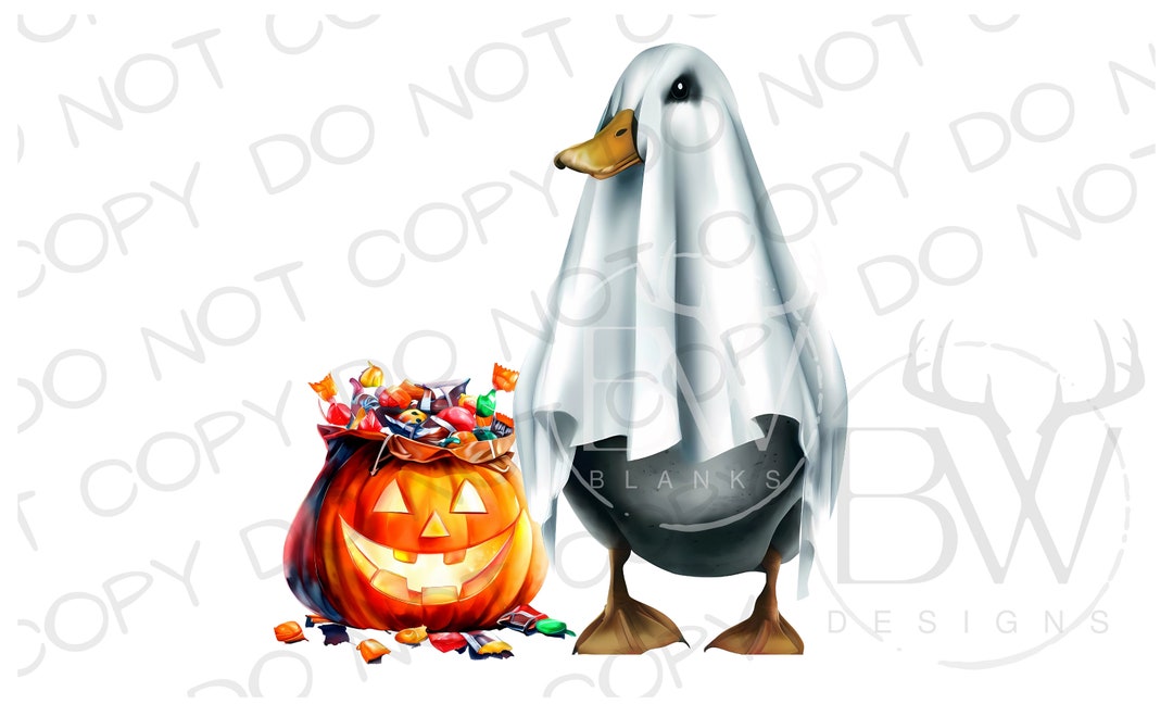 Duck Haunting Season Halloween PNG Digital Download Halloween Duck ...