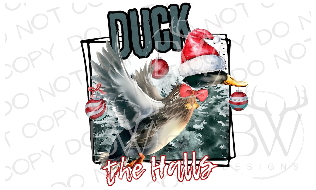 Christmas Duck PNG | Digital Download | Santa Duck Png | Christmas Duck ...