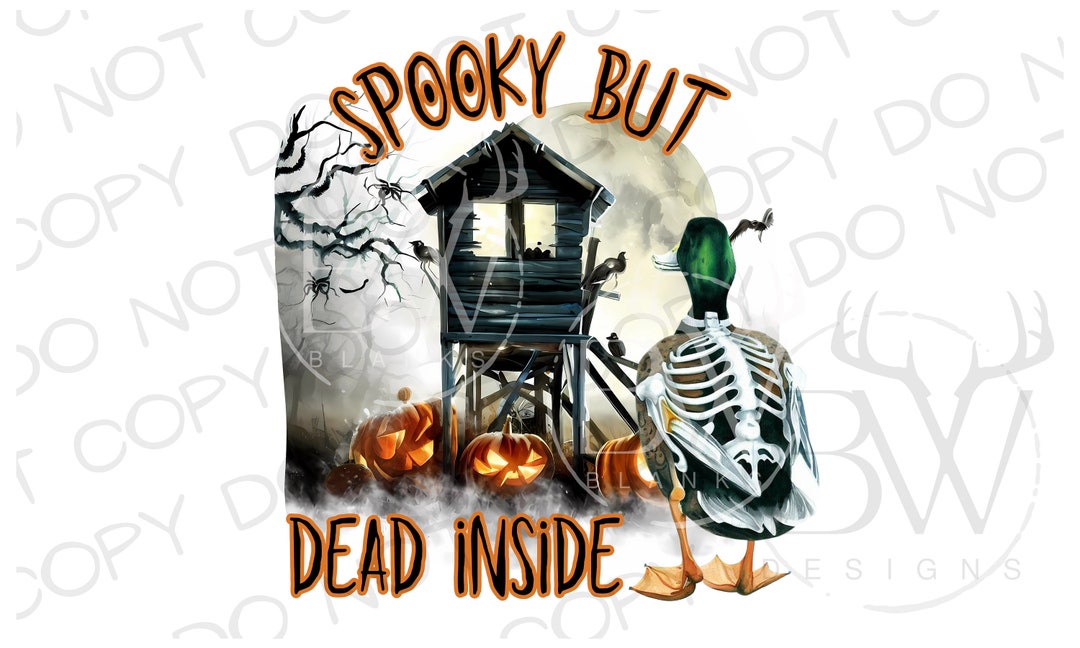Skeleton Duck Hunting Halloween PNG Digital Download Halloween Duck ...