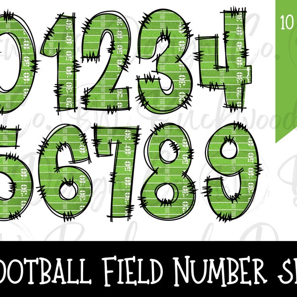 Football Field Letters Png - Etsy