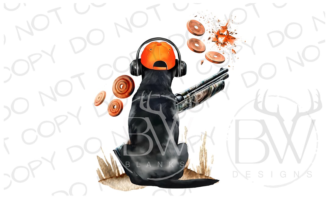 Trap Shooting PNG Digital Download Clay Pigeon Sublimation PNG Hunting ...