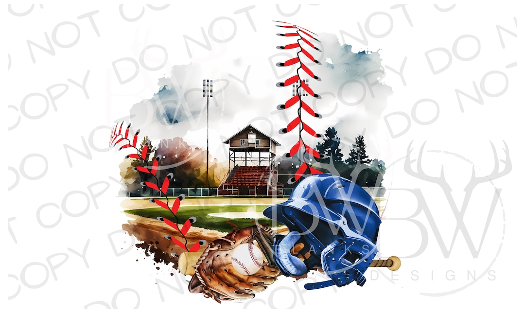 Baseball Field PNG | Digital Download | Baseball Sublimation PNG ...