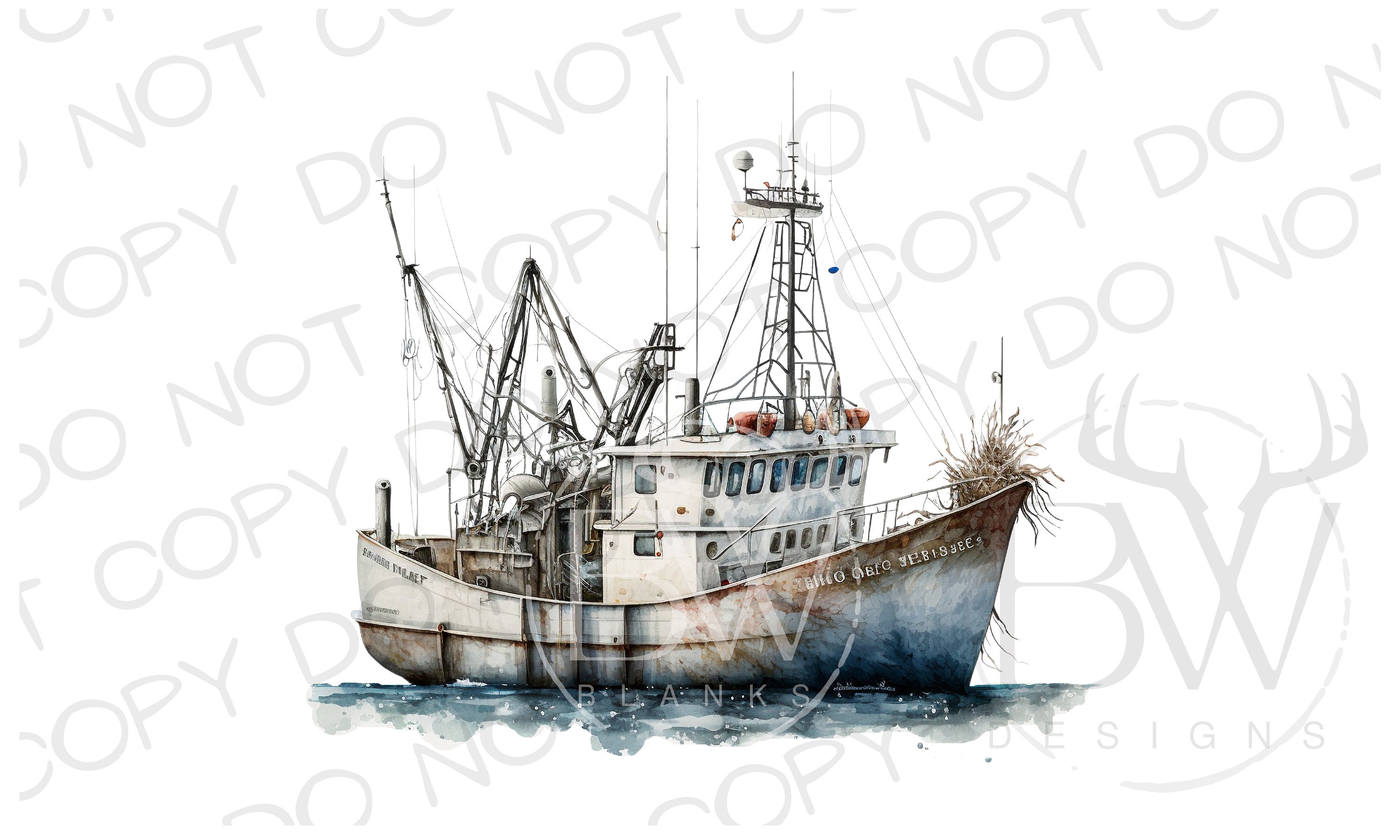 Shrimp Boat Clip Art