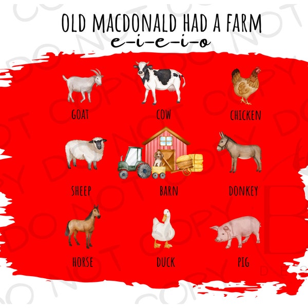 Old Macdonalds Farm - Etsy