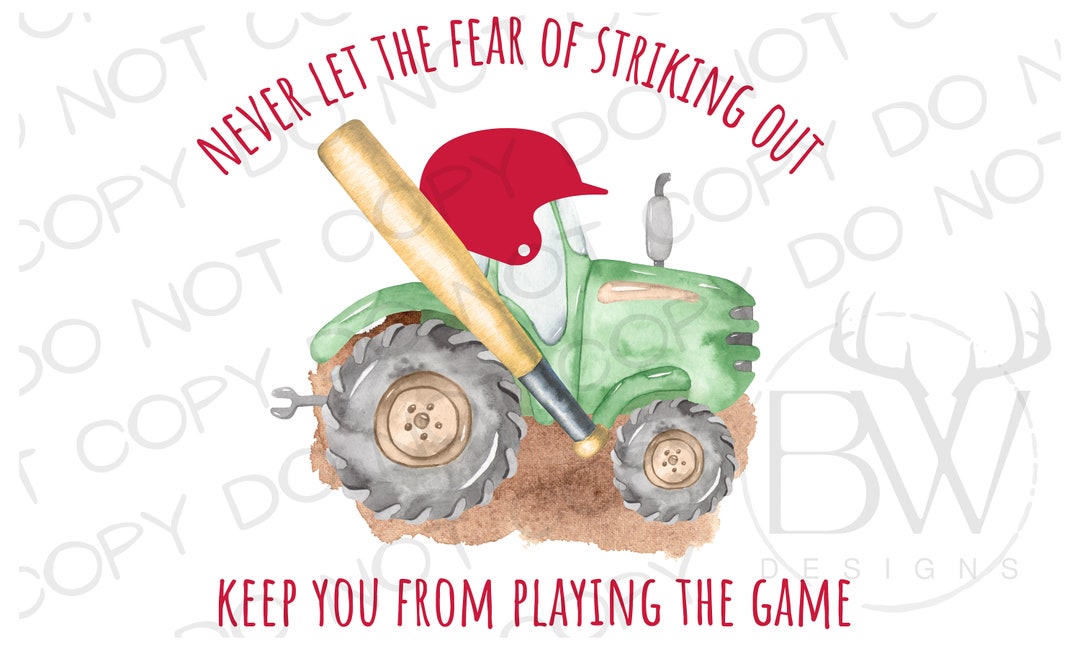 Baseball Tractor PNG Digital Download Baseball Sublimation PNG Tractor ...