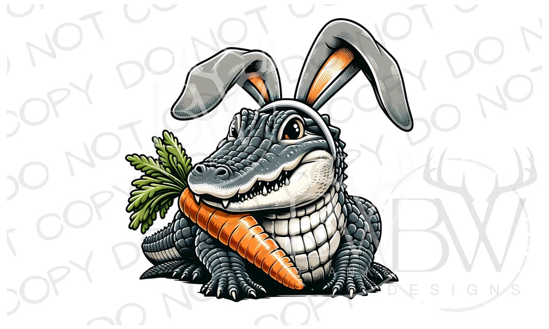 Easter Alligator PNG Digital Download Easter Sublimation PNG Alligator ...