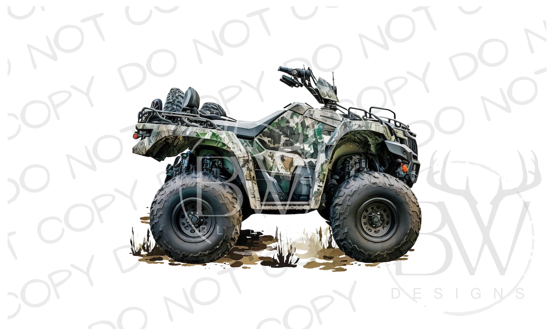 Camo Four Wheeler PNG | Four Wheeler Sublimation Png | ATV Sublimation ...