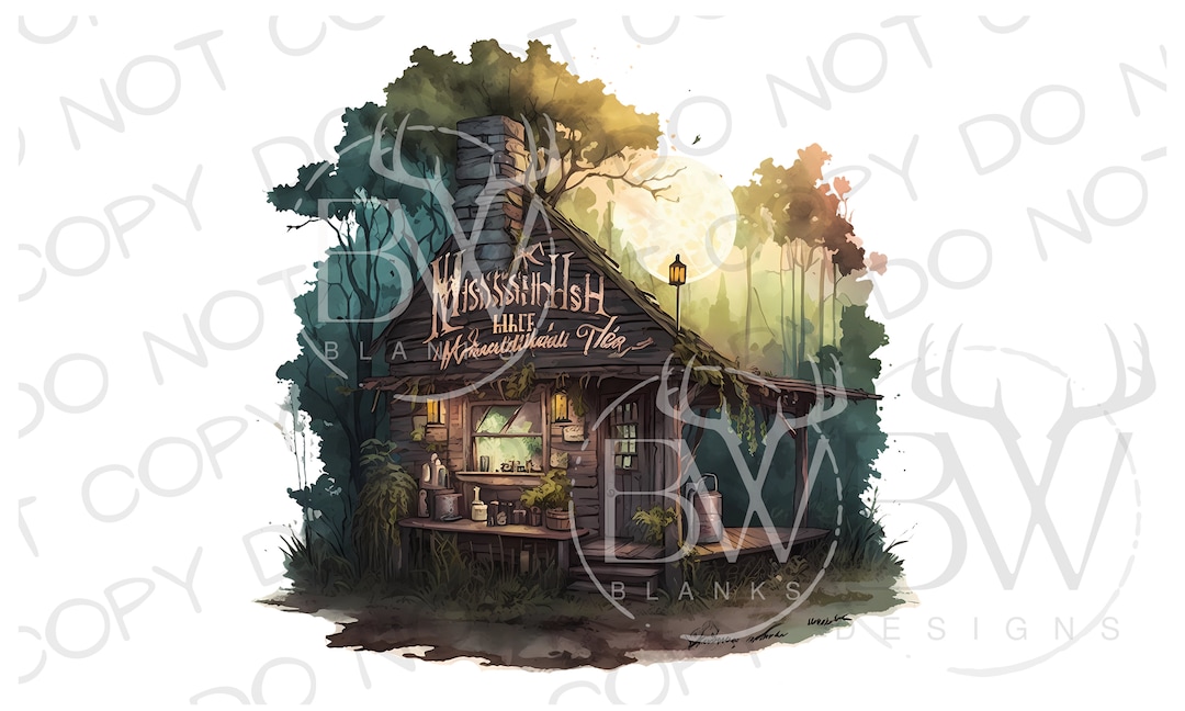 Hillbilly Mountain Shack PNG | Digital Download | Appalachia Mountain ...