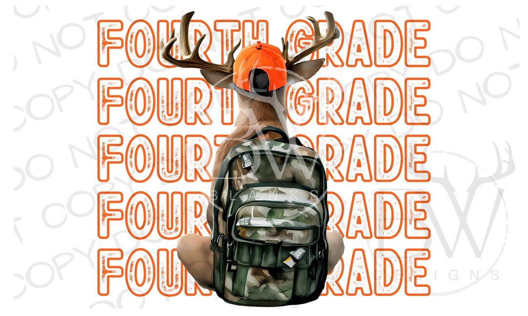 Back to School Deer Hunting PNG | Digital Download | Deer Hunting ...