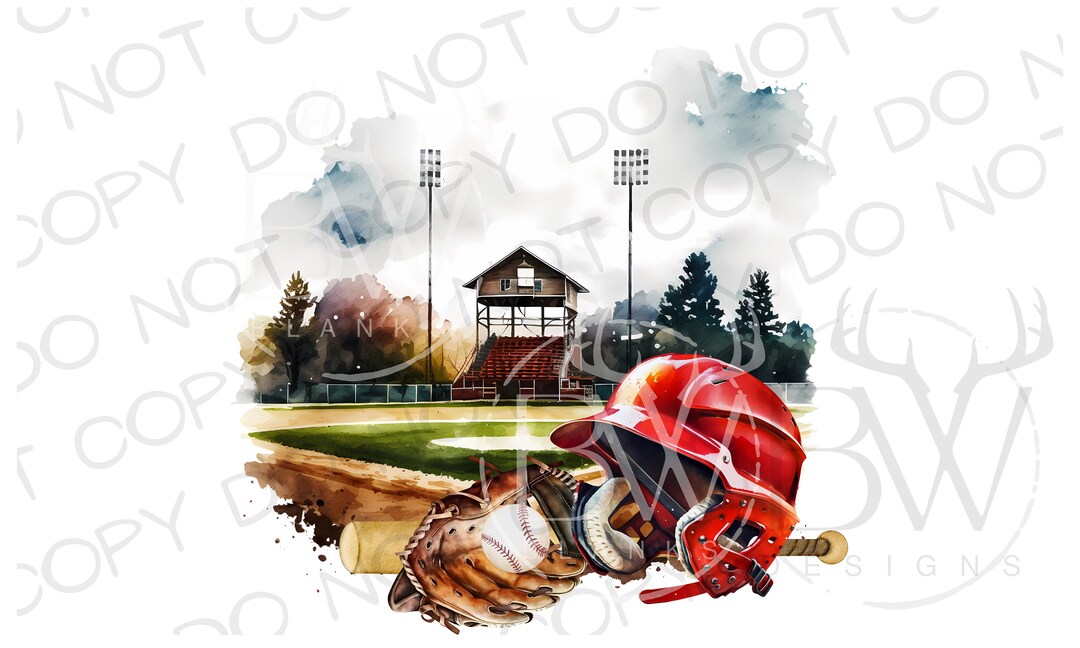Baseball Field PNG Digital Download Baseball Sublimation PNG Sports ...