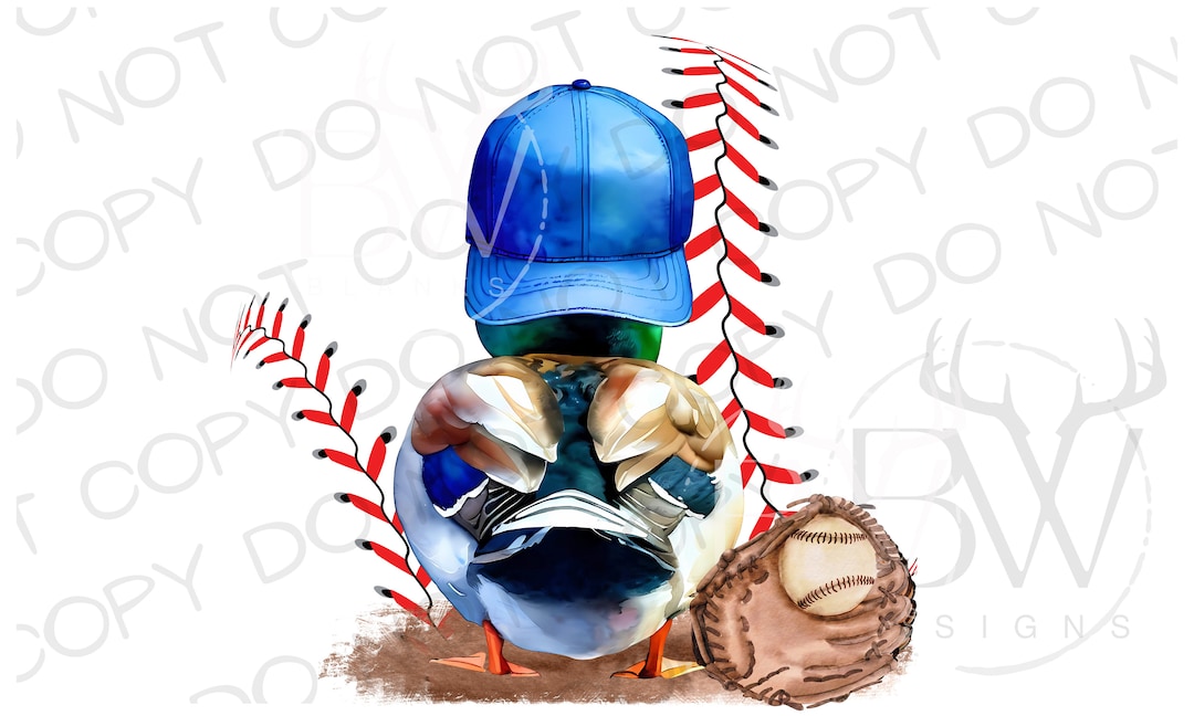 Baseball Duck PNG Digital Download Baseball Sublimation PNG Duck ...