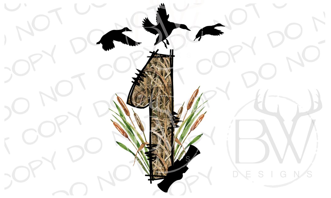First Birthday Duck Hunting PNG | Digital Download | Duck Hunting ...