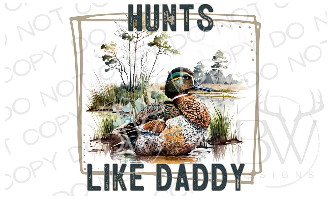 Duck Hunting Sublimation PNG Digital Download Duck Hunting PNG Mallard ...