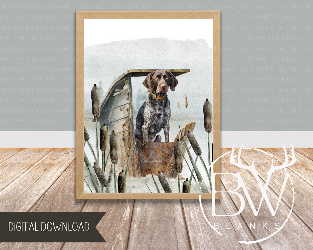Duck Hunting Nursery Wall Art | Pointer Dog Nursery Print | Duck ...