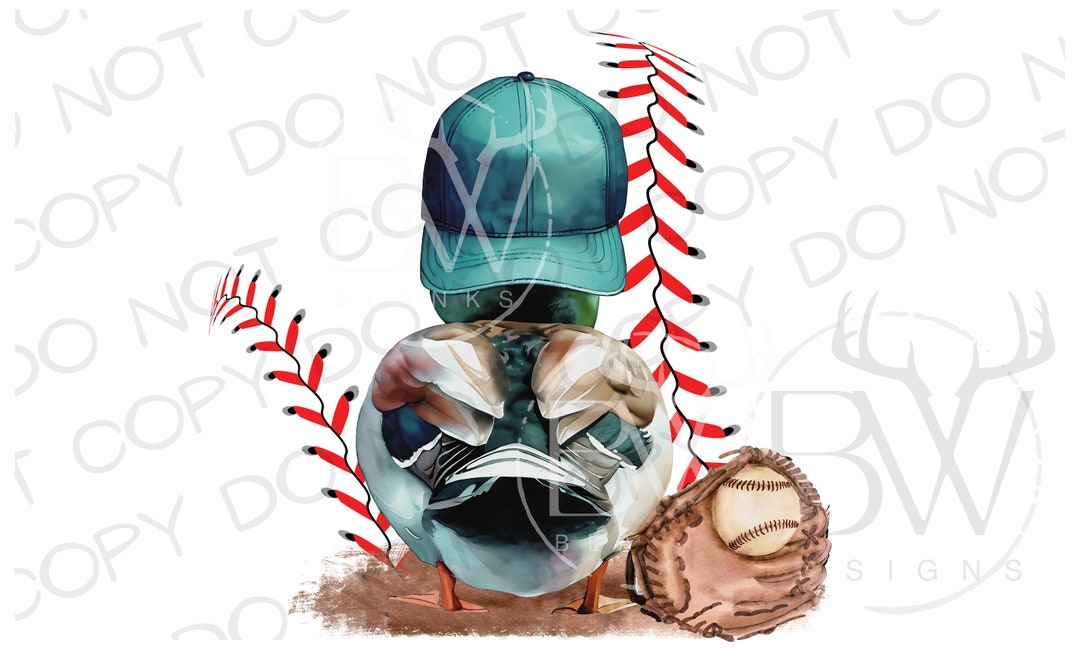 Baseball Duck PNG | Digital Download | Baseball Sublimation PNG | Duck ...